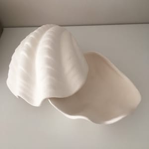 Ceramic Clam Shell, Ceramic Statue, Unfinished Clam, Paintable Ceramics ...
