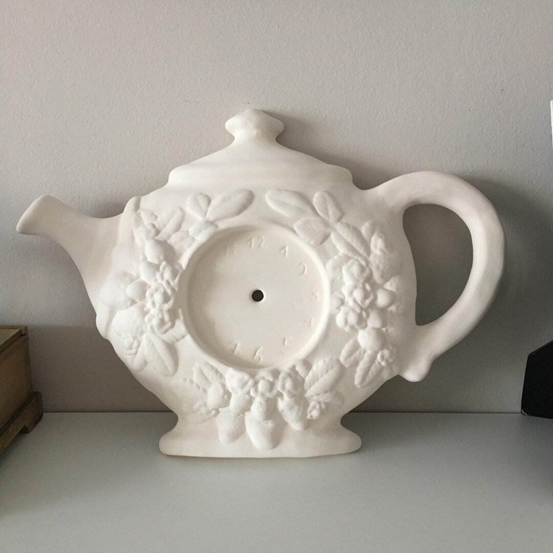 Ceramic Clock, Wall Clock, Wall Ceramics Clock, Clock Vintage, Clock ...