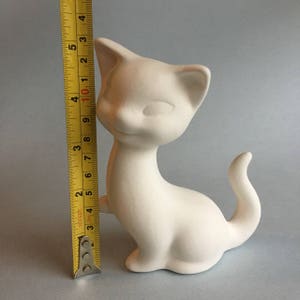 Ceramic Cat, Ready to Paint, Gift for Girls, Ceramic Bisque, Toys for ...