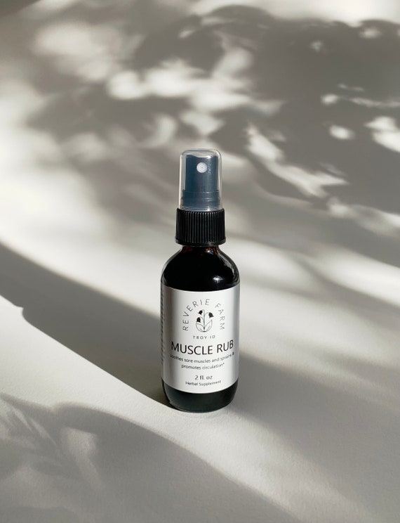 Muscle Rub Organic Herbal Liniment for Sore Muscles Sprains | Etsy