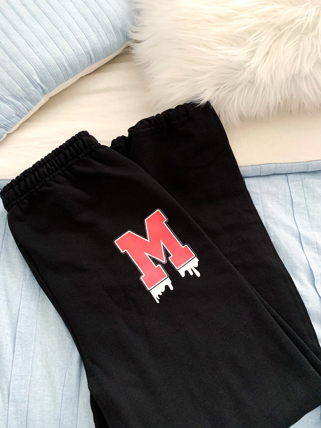 Marist M Drip Sweats - Etsy