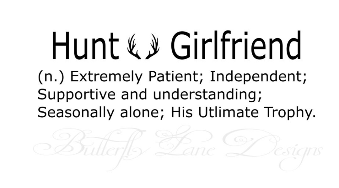 Hunt_girlfriend SVG File - Etsy