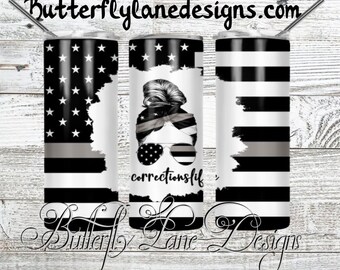 Corrections Officer Tumbler Wrap - Etsy