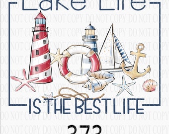 Lake Life is the Best Life Png, Lake Life Png, Sublimation Design, Gift ...