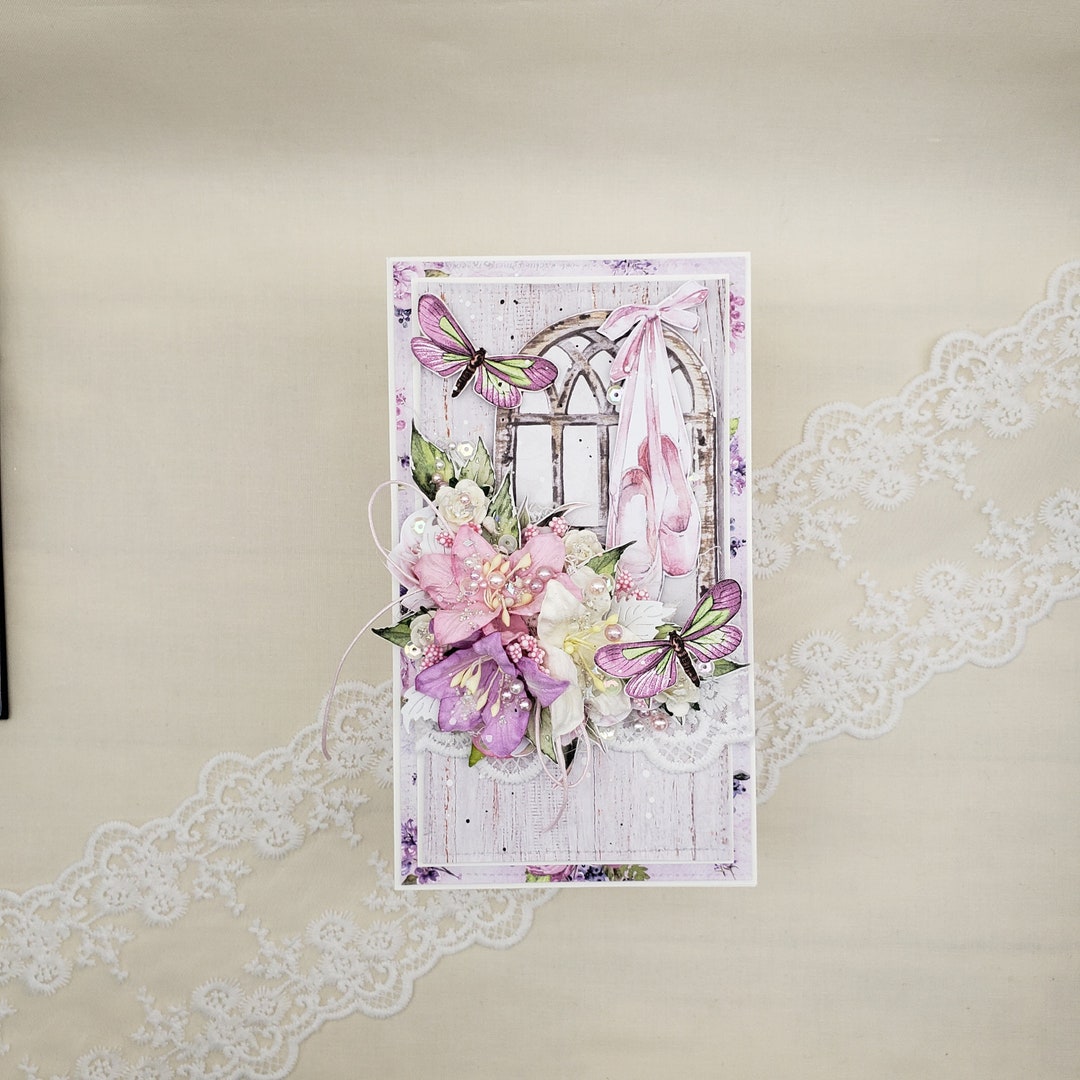 Birthday Handmade Card Unique Gift Congratulations Card With Box ...