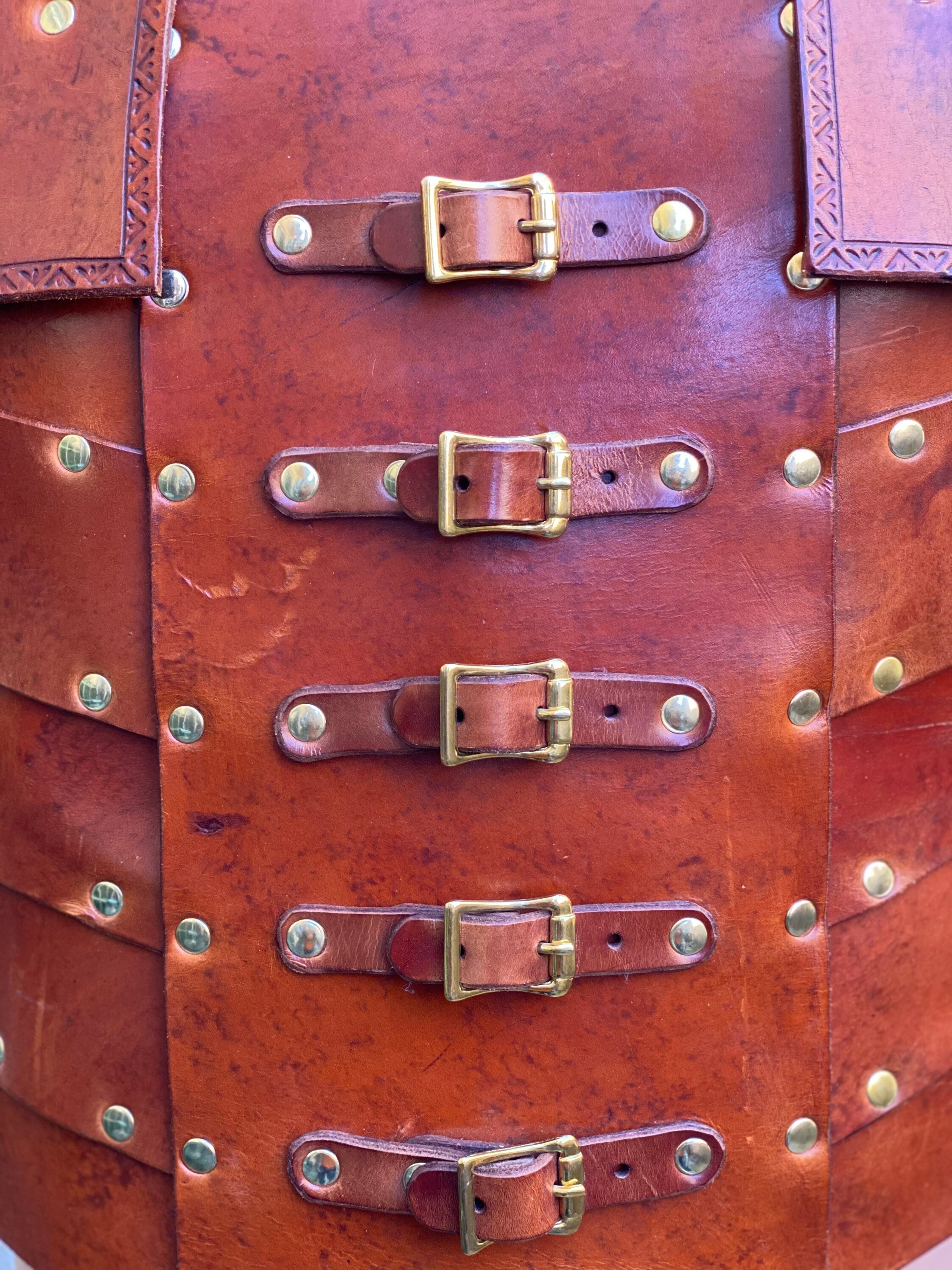 Celtic / Viking / Warrior Chest Armor Veg Tan Leather - Etsy