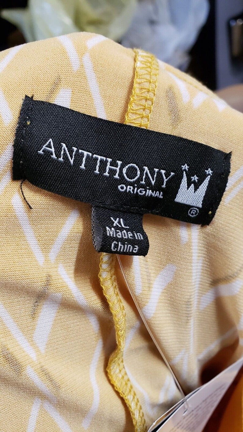 Original Anthony Maxi Dress Yellow Spring Dress Sz XL - Etsy