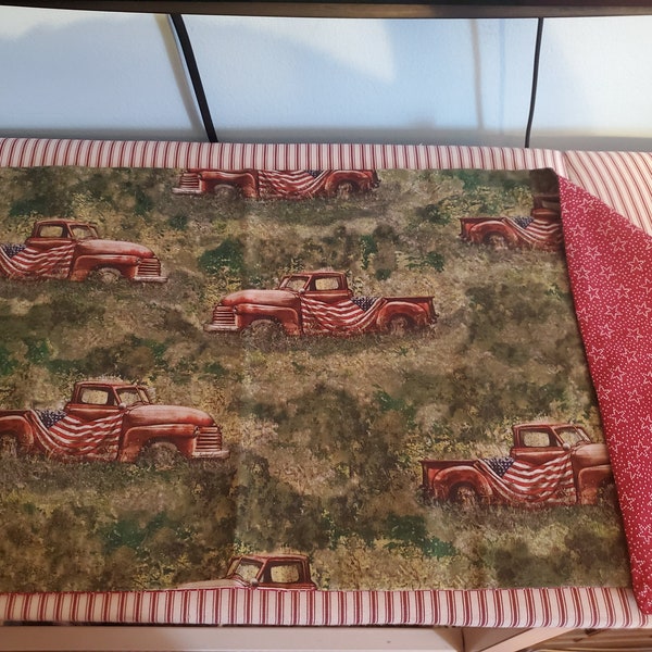 Red Truck Table Runners - Etsy