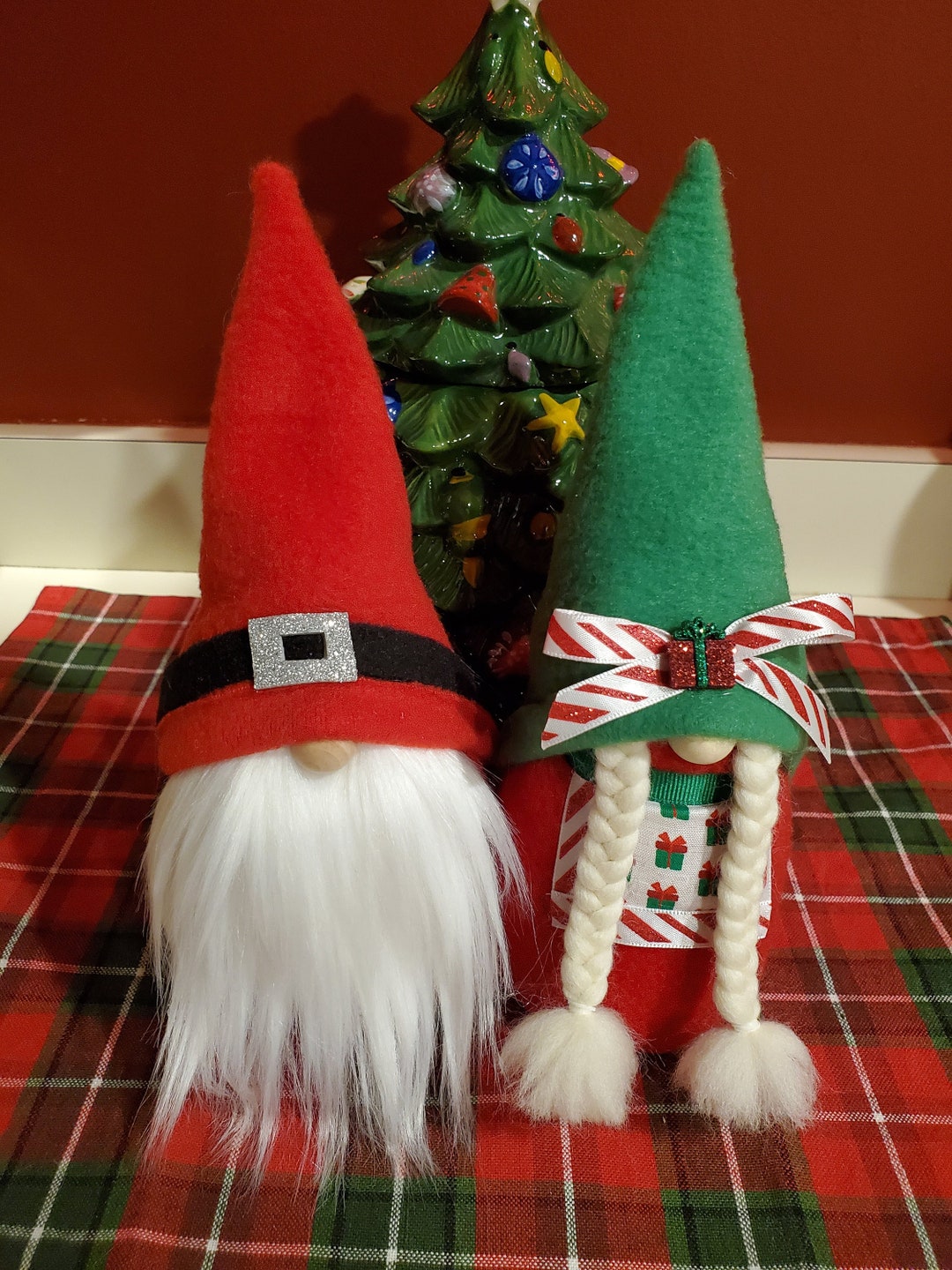 Mr and Mrs SANTA Gnomes/christmas 2019 - Etsy