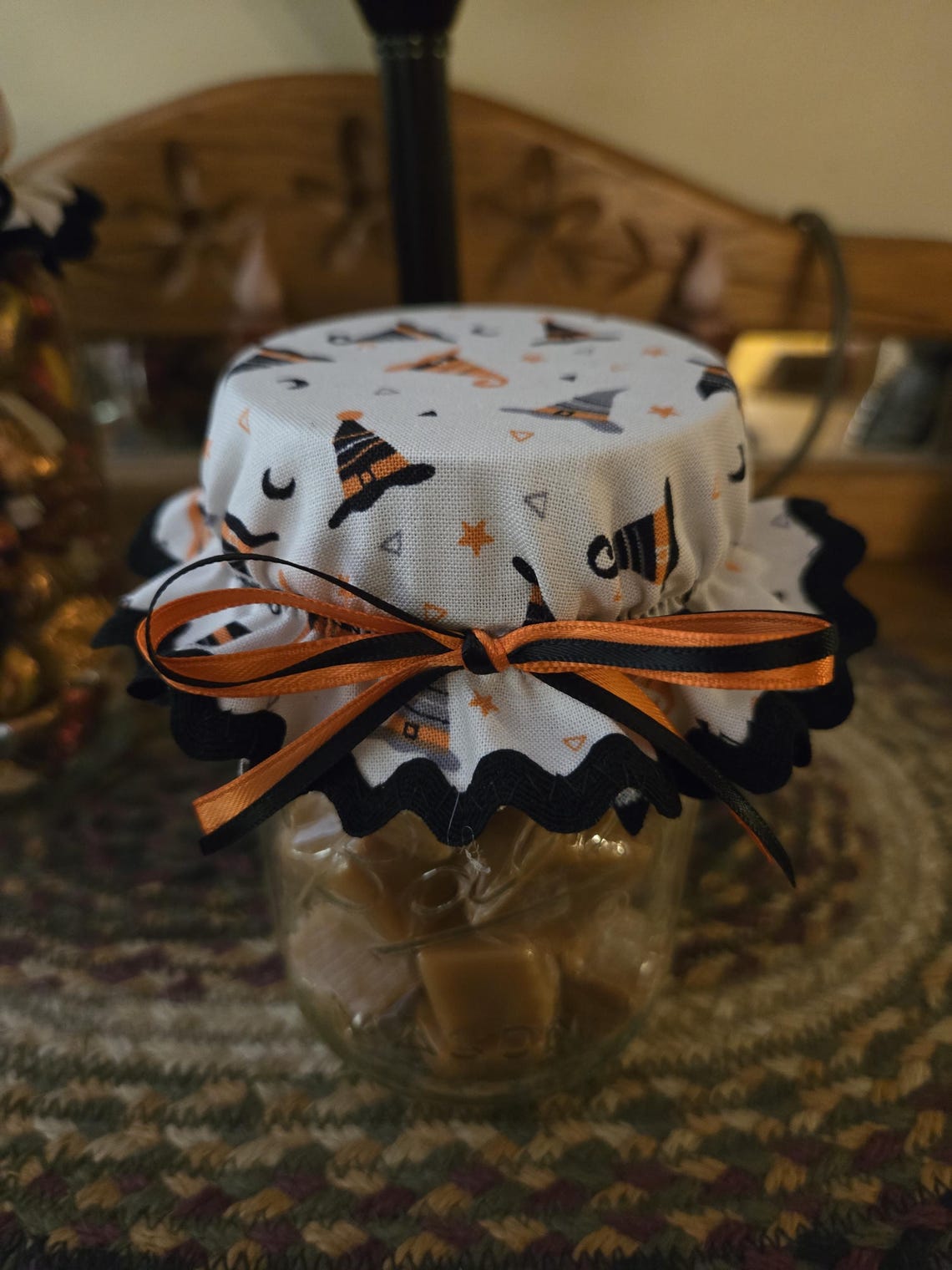 Set of 3 Witches Hats- Halloween Mason Jar Bonnets - Etsy