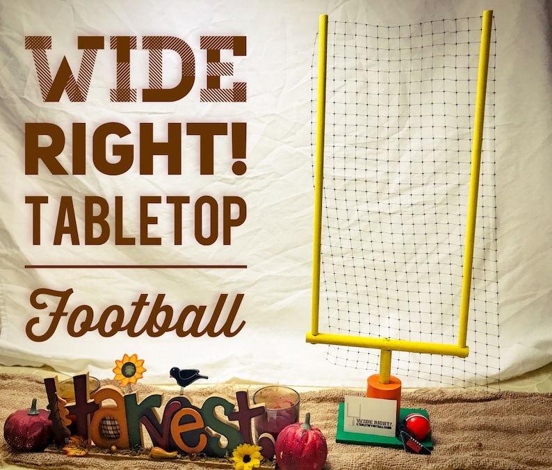 Field Goal Post - Wide Right! A Tabletop Football Game™ - Etsy