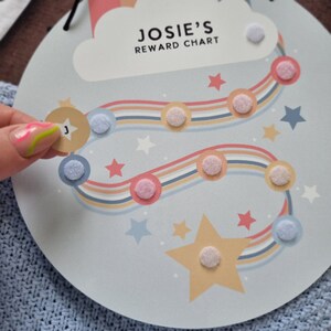 Children's Pastel Rainbow Reward Chart - Etsy UK