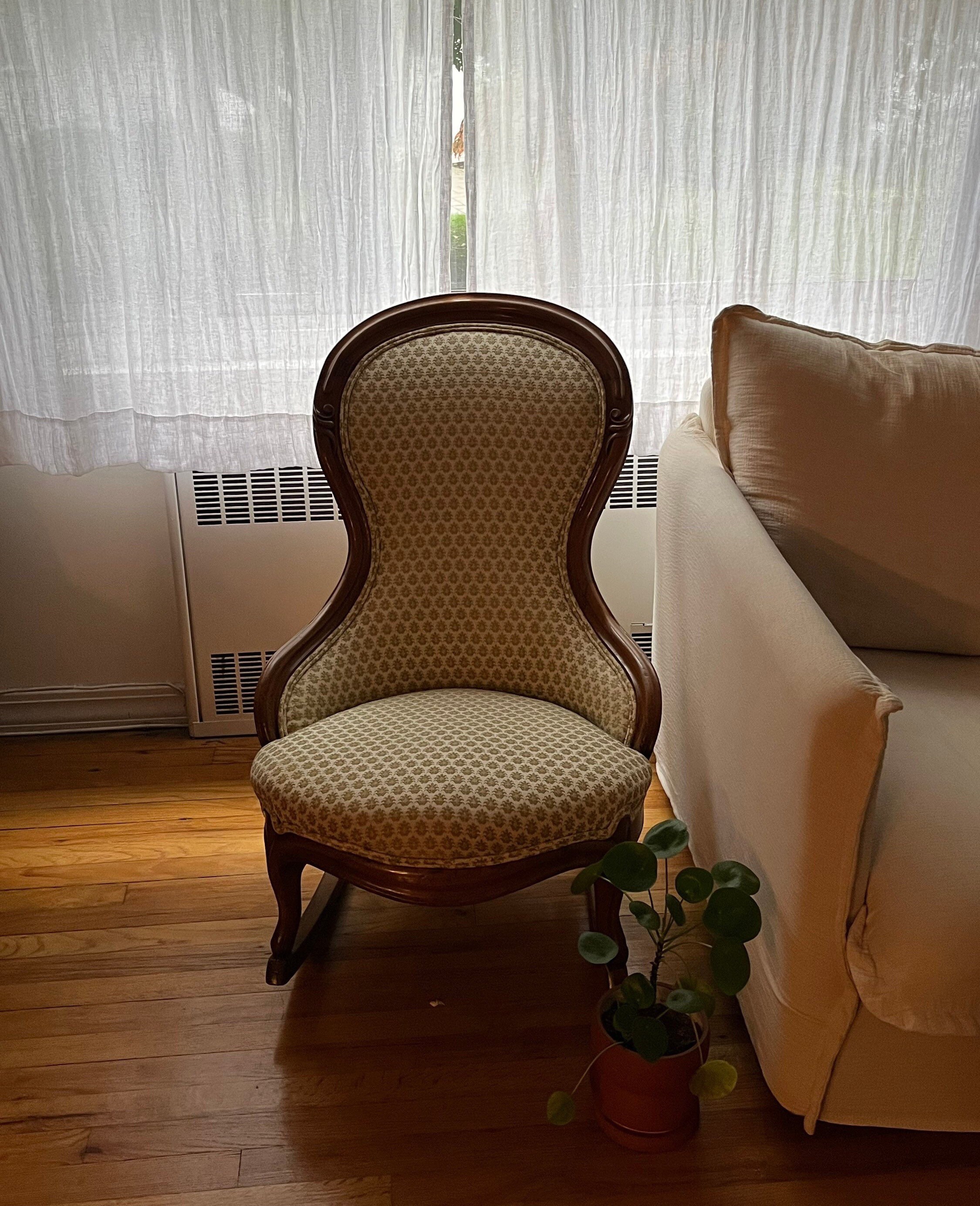 Antique Victorian Rocking Chair - Etsy