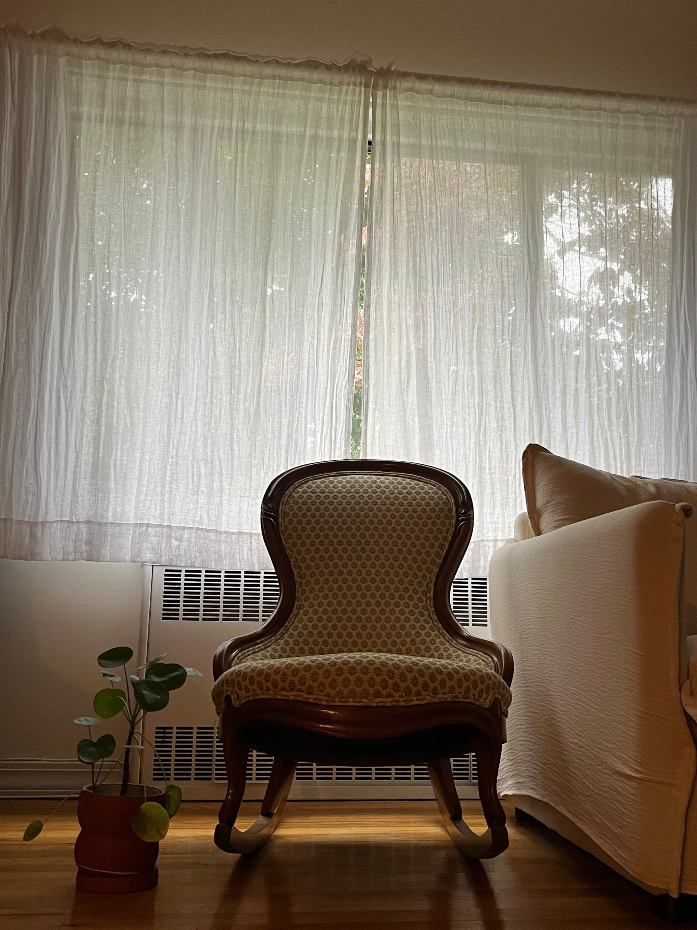 Antique Victorian Rocking Chair - Etsy