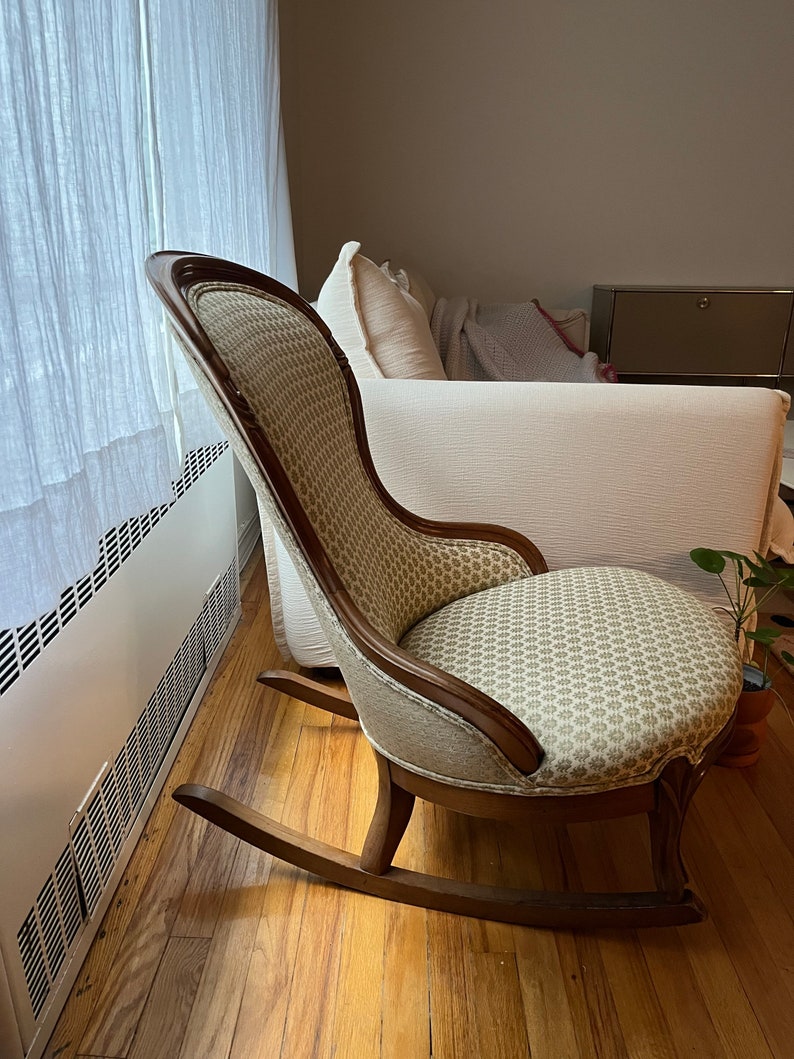 Antique Victorian Rocking Chair - Etsy