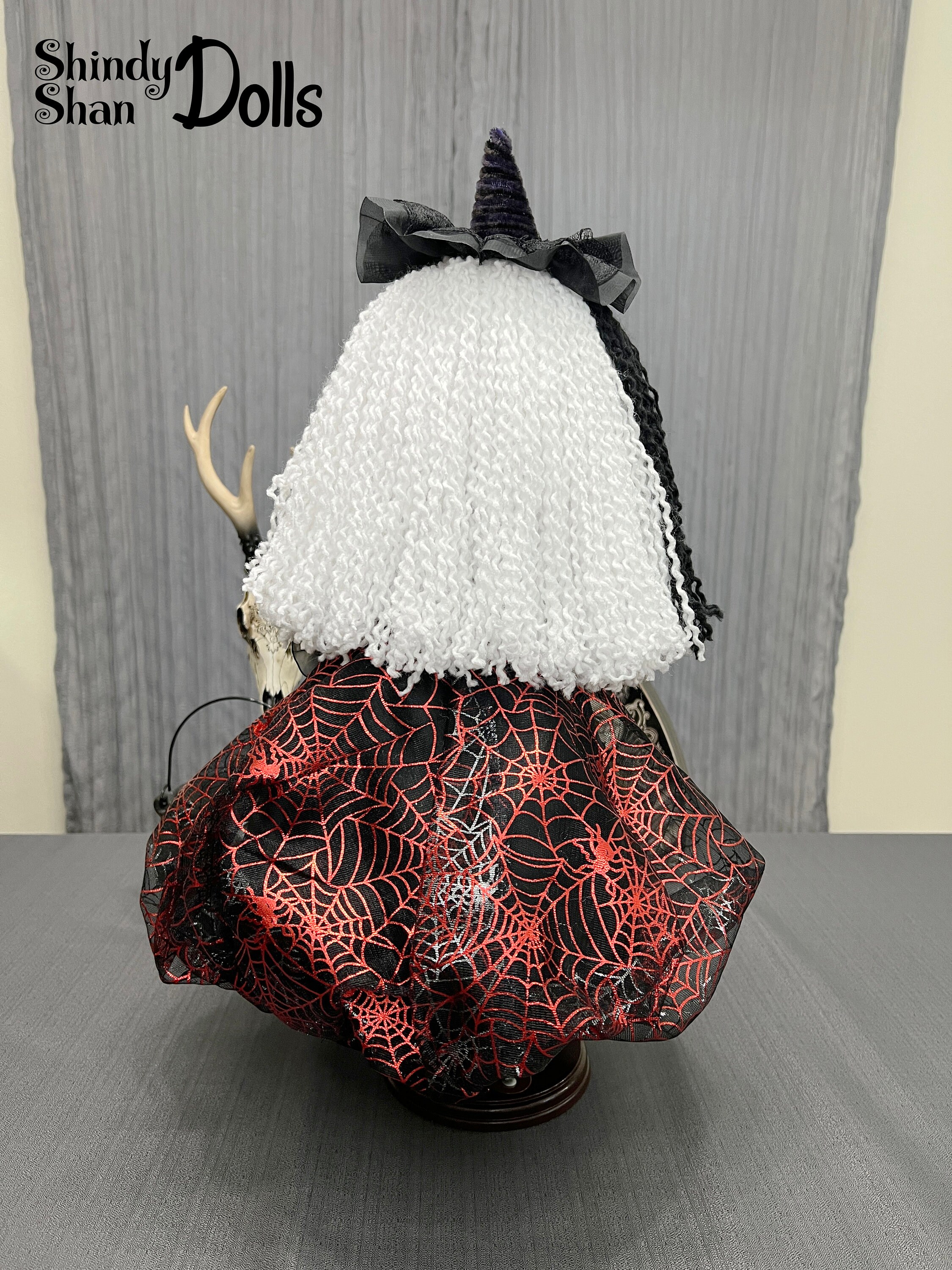 Creepy Goth Witch Doll Witchy Horror Decor, Spooky, Button Eye, Ooak ...