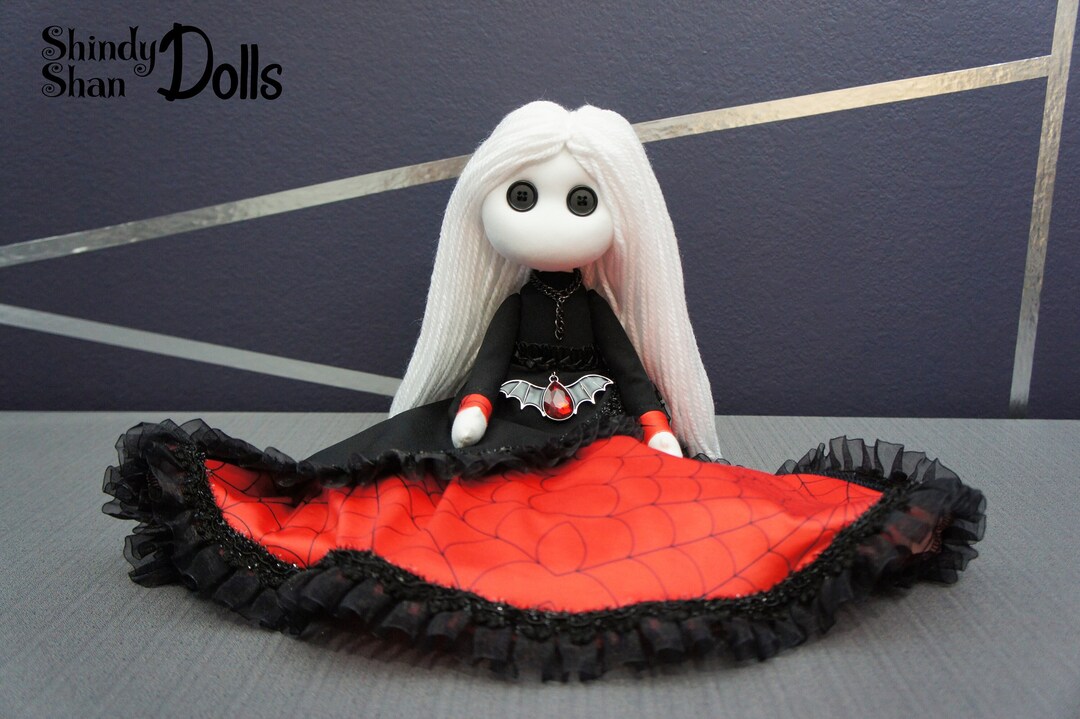 Creepy Handmade Goth Doll Horror, Halloween, Ooak, Original and Unique ...