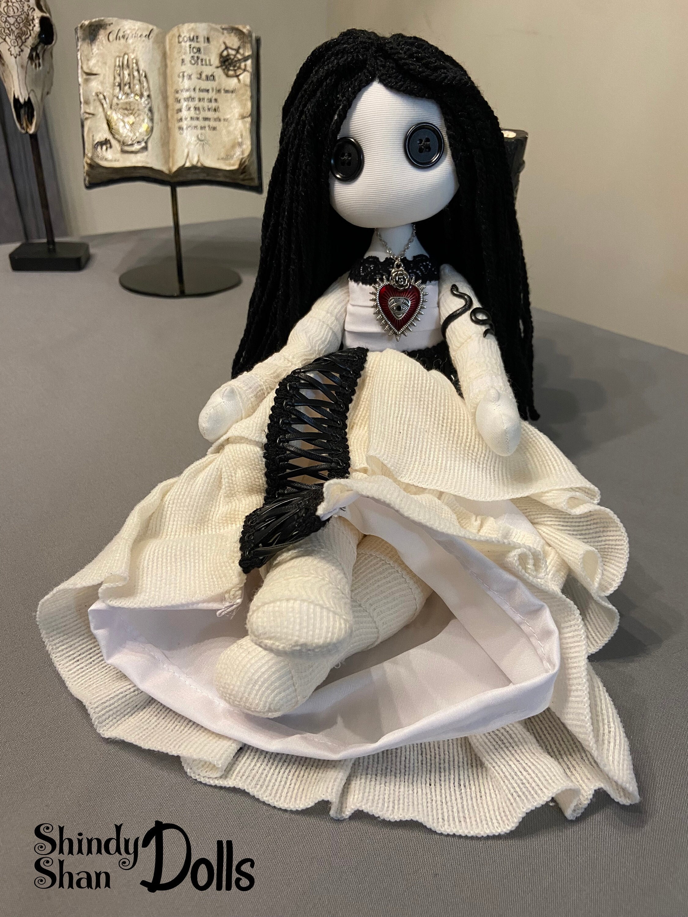 Gothic Rag Doll Makeup