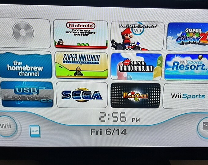 Modded Wii Console With 2,200 Games READ DESCRIPTION for Games New ...