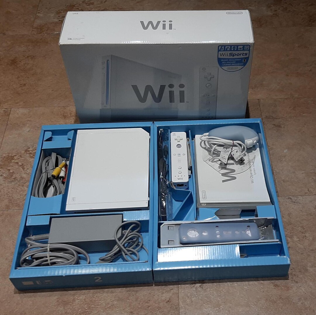 Wii Enhanced Emulation Gamecube Gaming System With Wii Sports ...