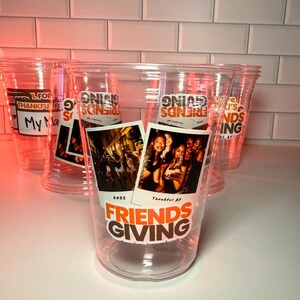 Custom Friendsgiving Cups – Personalized Photo or Text Cups ...