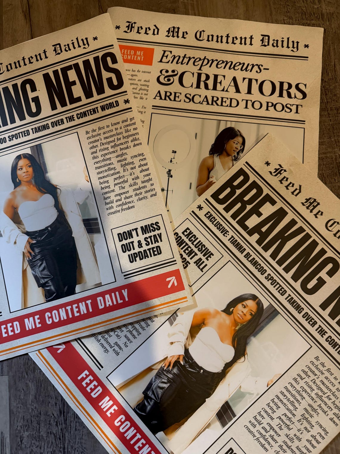 Custom Newspaper Style Event Poster: Birthday, Shower, Promo - Etsy