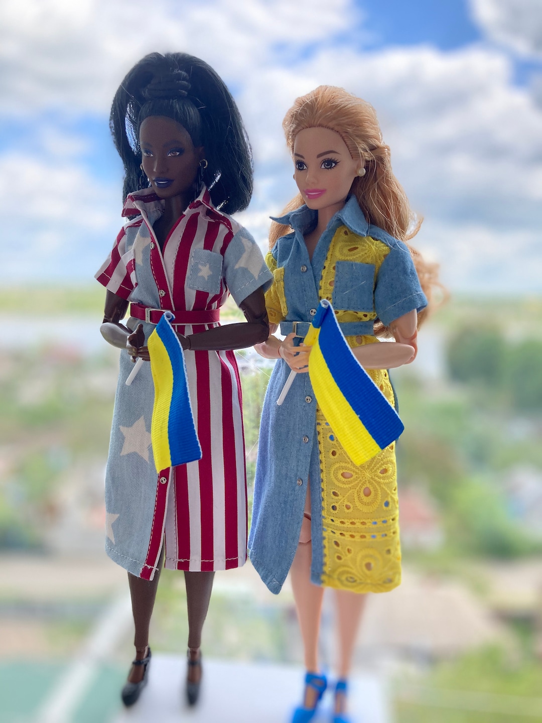 American and Ukrainian Independence Day Dress for Barbie Doll - Etsy