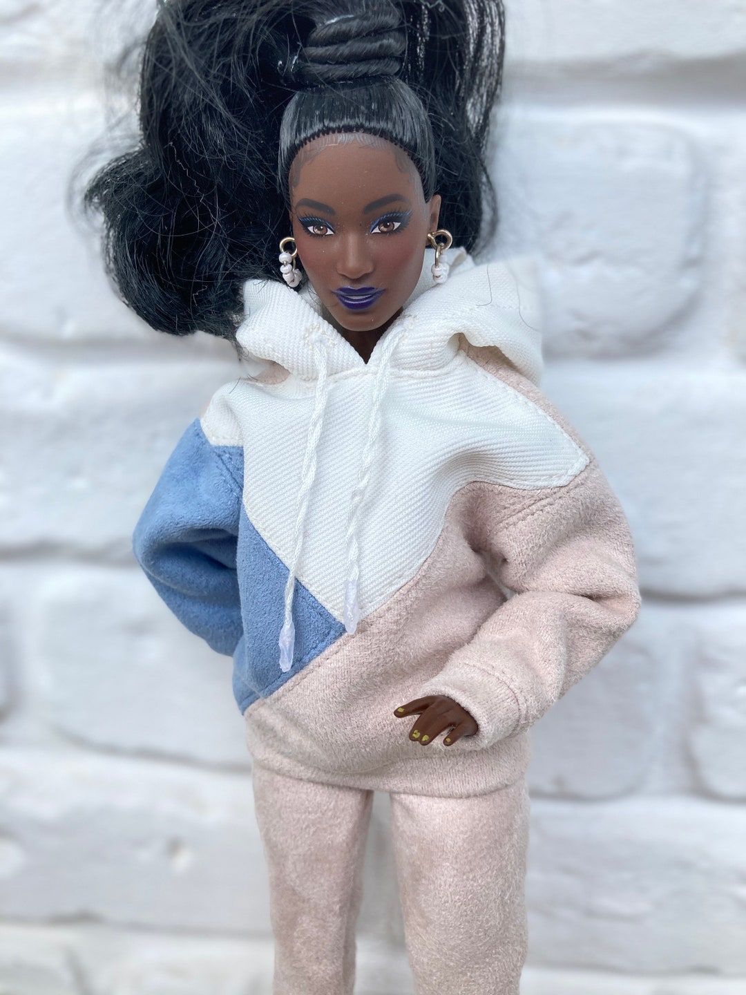 Multicolored Track Suit for Classic and Curvy Dolls 11,5 Inches, 30 Cm ...