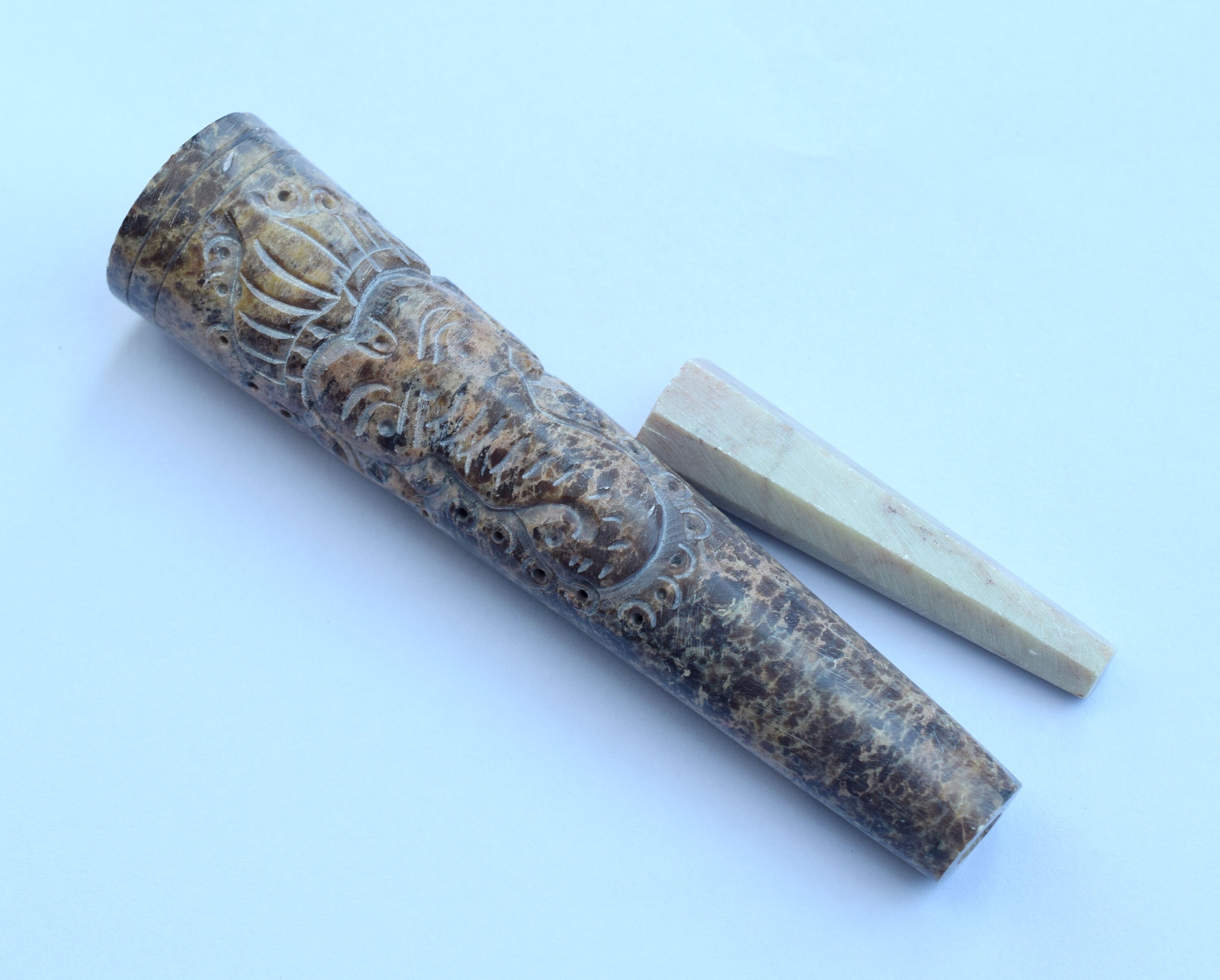 Stone Chillum Pipe