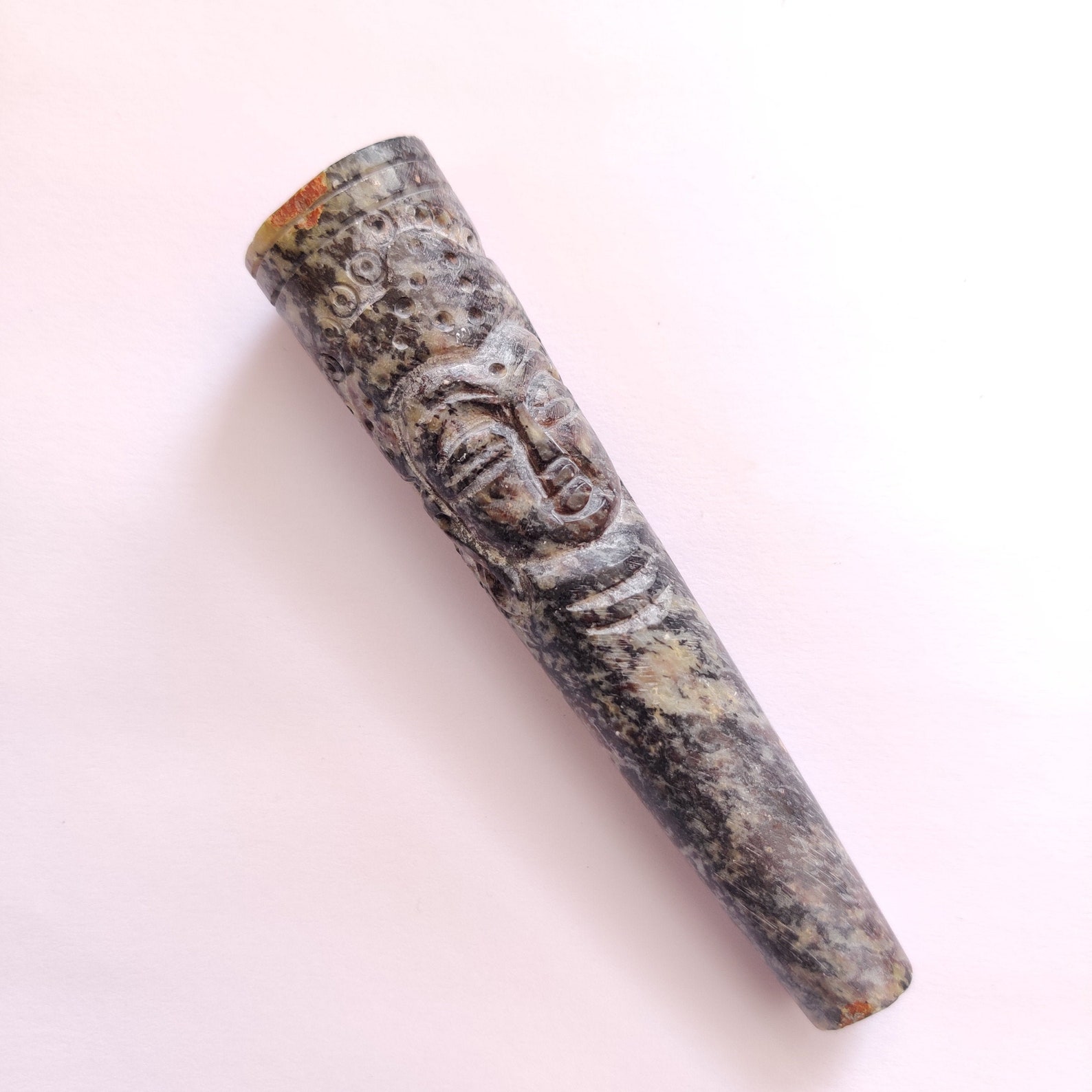 Chillum Marble Chillum Stone Chillum Smoking Pipe Smoking | Etsy
