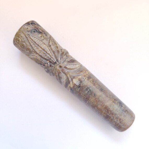 Leaf Chillum Marble Stone Chillum Sadhu Chillum Baba - Etsy