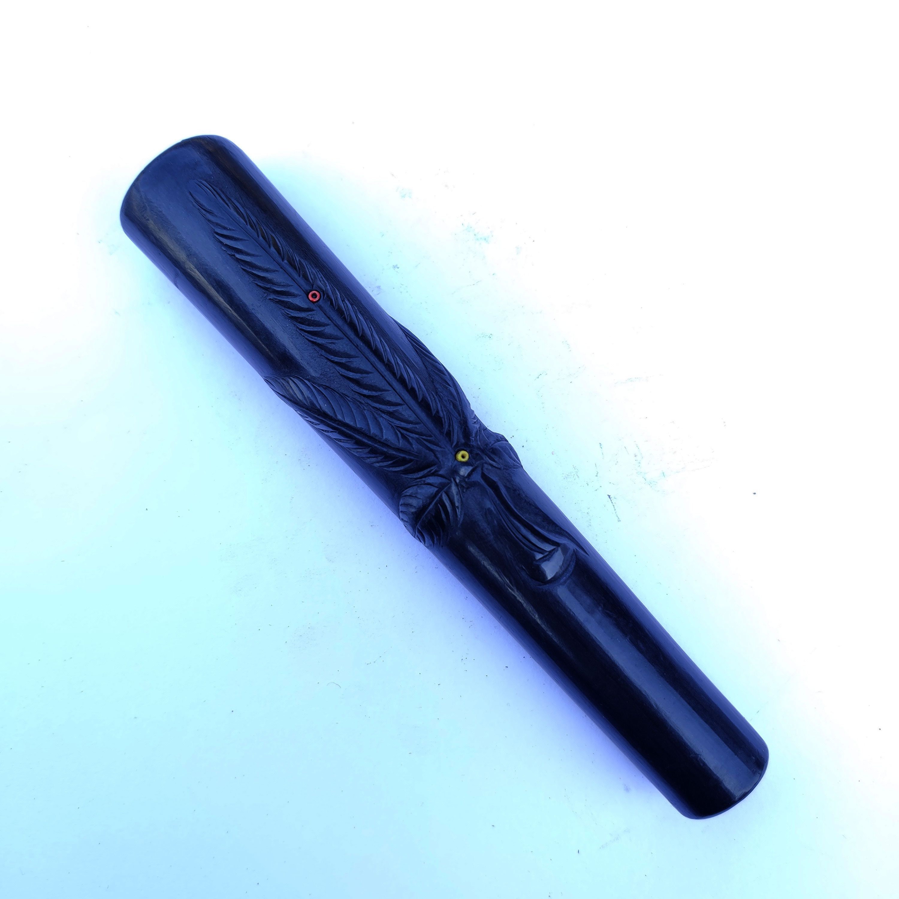 Leaf Chillum Clay Chillum Black Chillum Baba Chillum - Etsy Canada