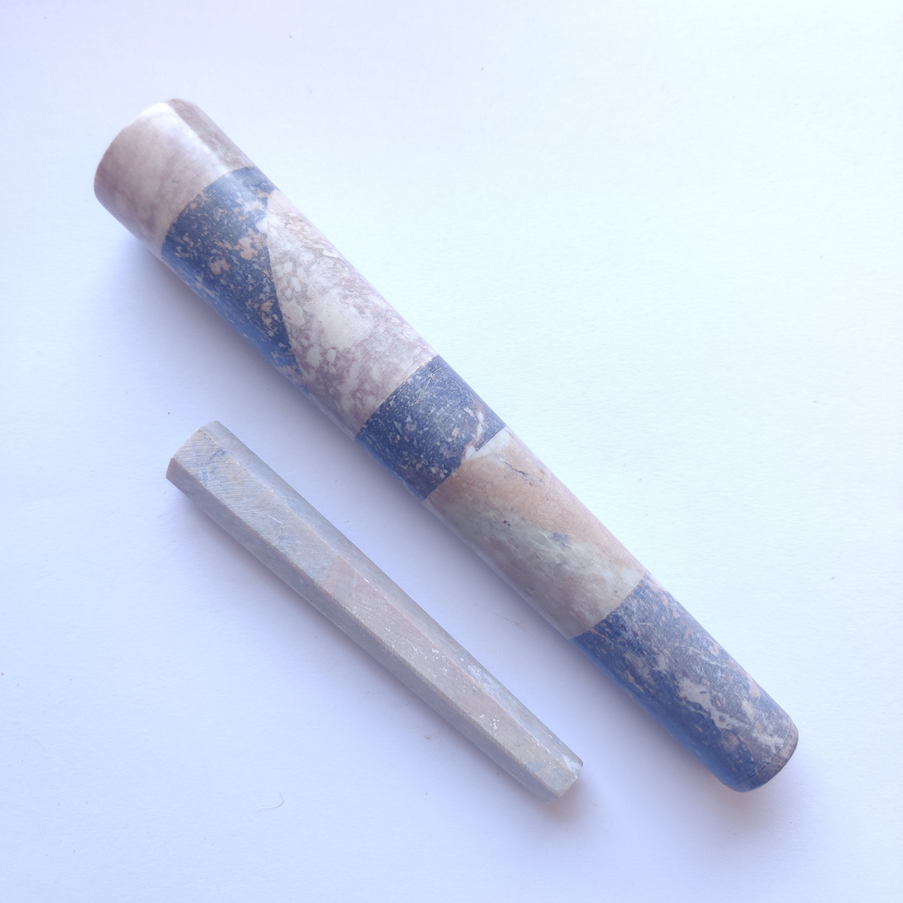 Stone Chillum Pipe