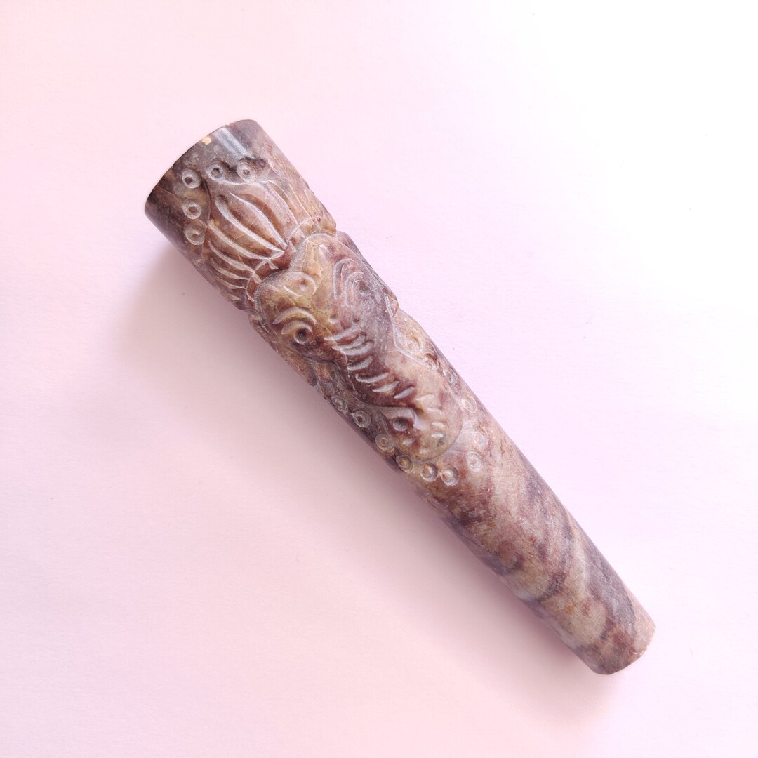 Ganesha Chillum, Smoking Pipe, Smoking Chillum,stone Chillum, Marble ...