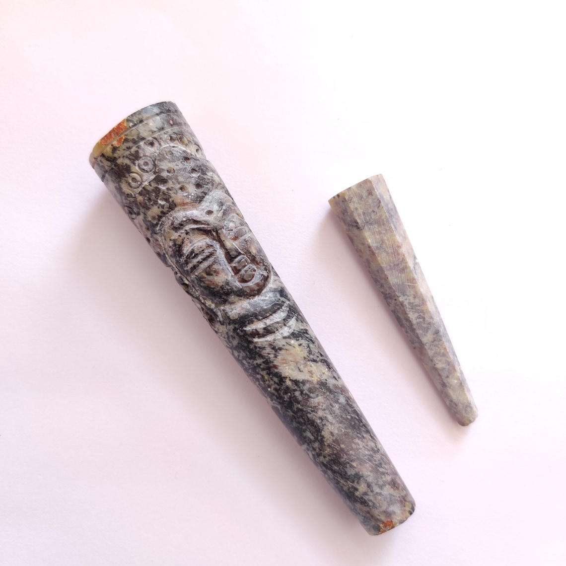 Chillum Marble Chillum Stone Chillum Smoking Pipe Smoking | Etsy