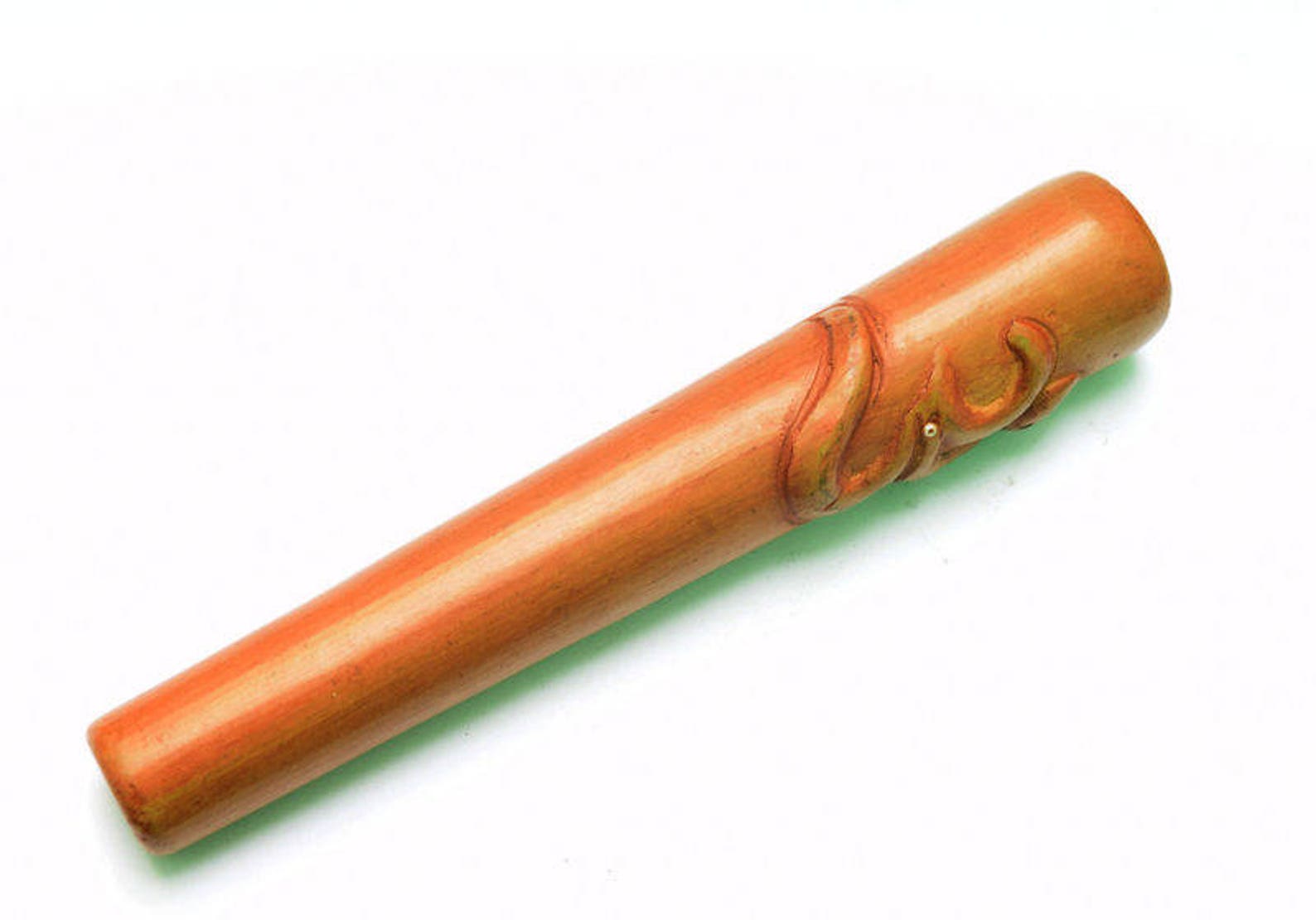 Chillum Clay Chillum OM Design Baba Chillum Indian - Etsy