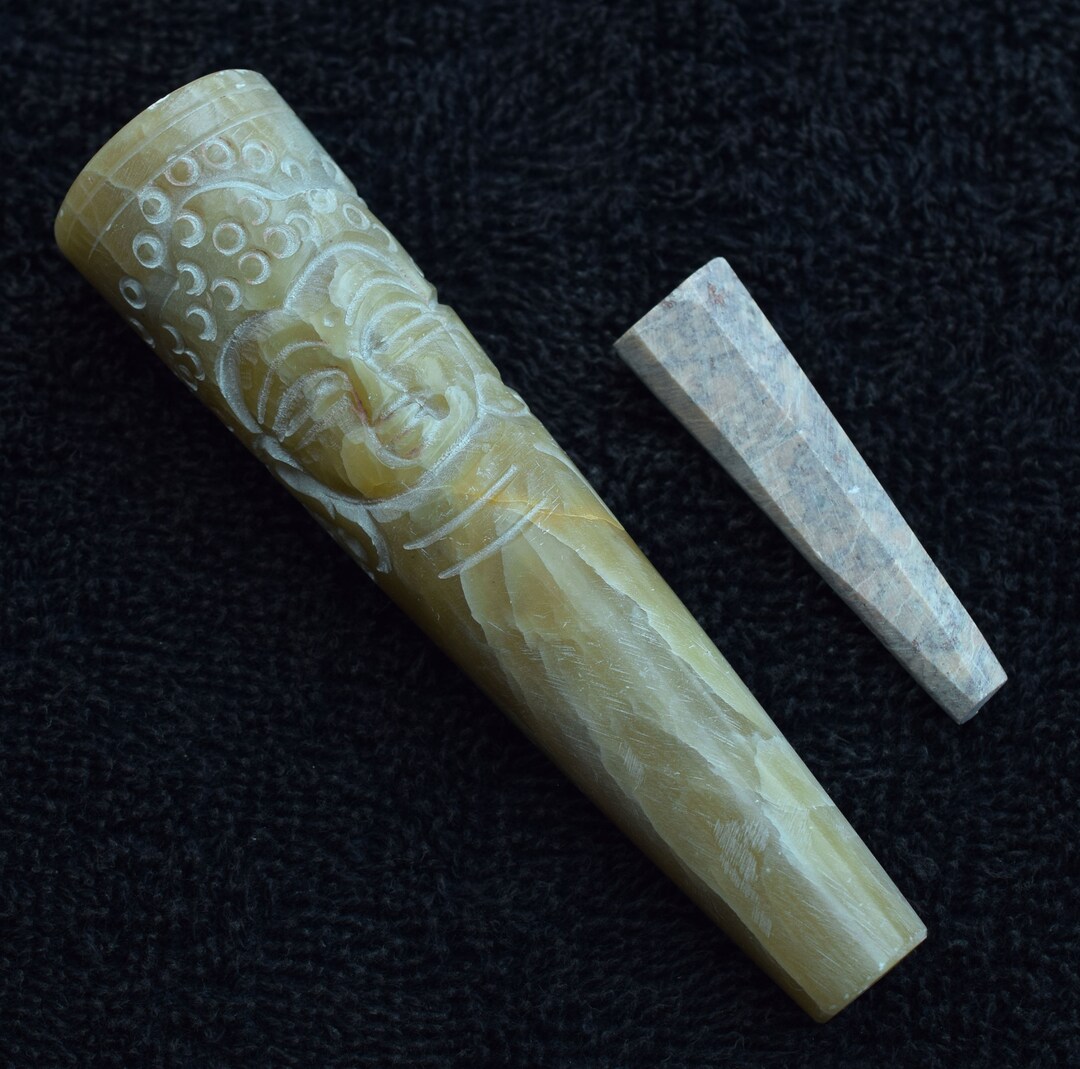Budhha Chillum, Marmor Stein Chillum, Sadhu Chillum, Baba Chillum ...