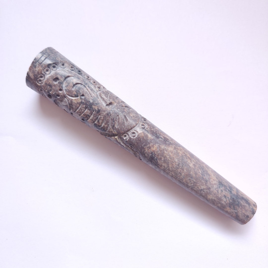 Snake Chillum, Marble Chillum, Smoking Chillum, Marble Stone Chillum ...