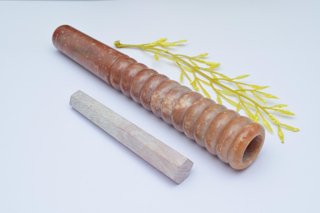 Smoking Chillum, Marble Stone Chillum & Filter Stone, Stone Chillum ...