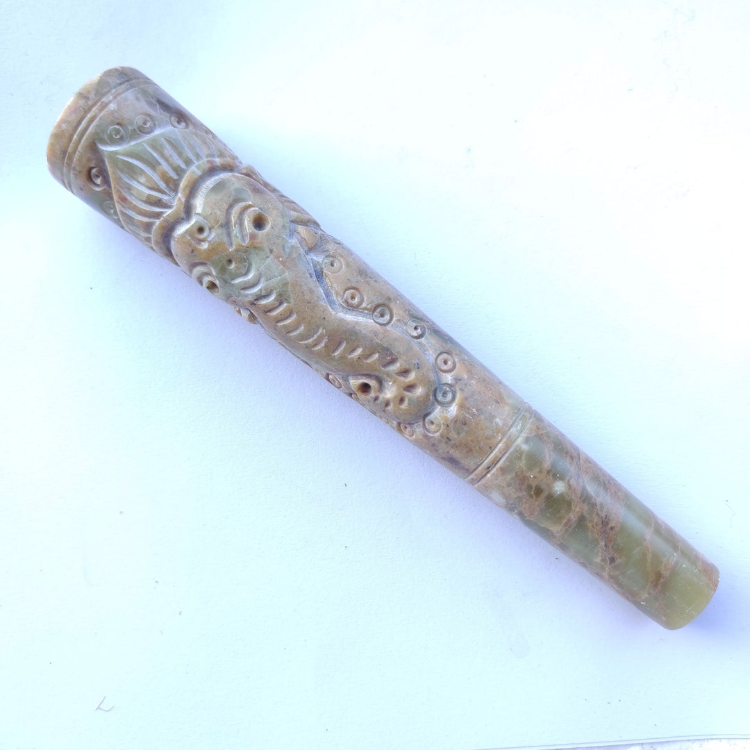 Ganesha Chillum Tobacco Smoking Pipe Marble Stone Chillum - Etsy