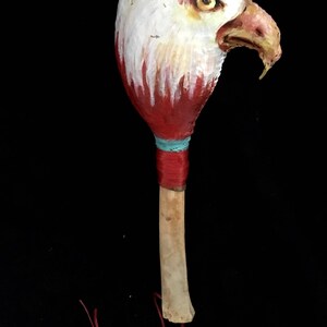 Painted Eagle Rattle / Elk Rattle - Etsy