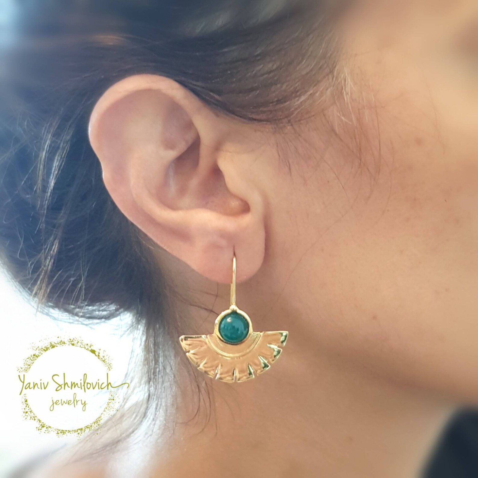 Egyptians Gold Earrings | Etsy