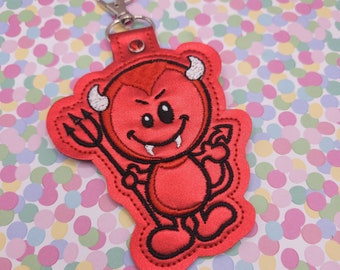 Red Devil Keychain - Etsy