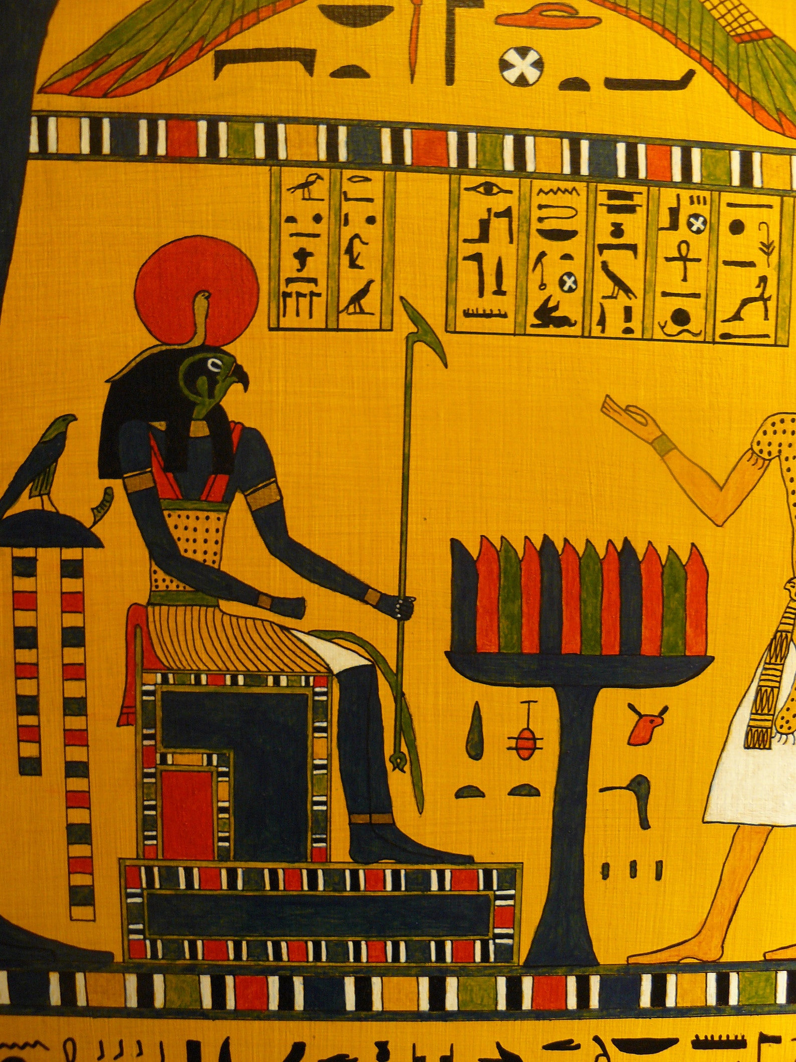 Stele of Revealing Handmade, Thelema, Aleister Crowley , Egyptian Art ...