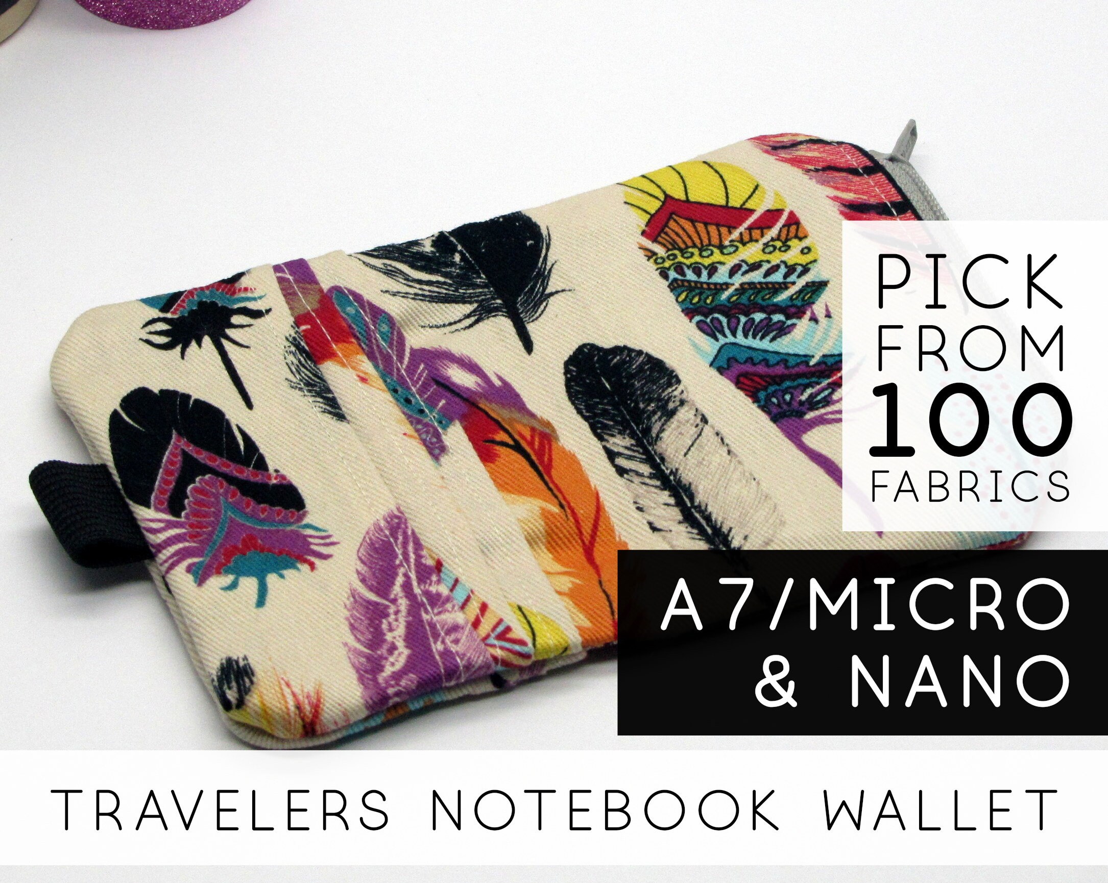 Personalized Wallet Card Holder for Travelers Notebook Leather Cover ...