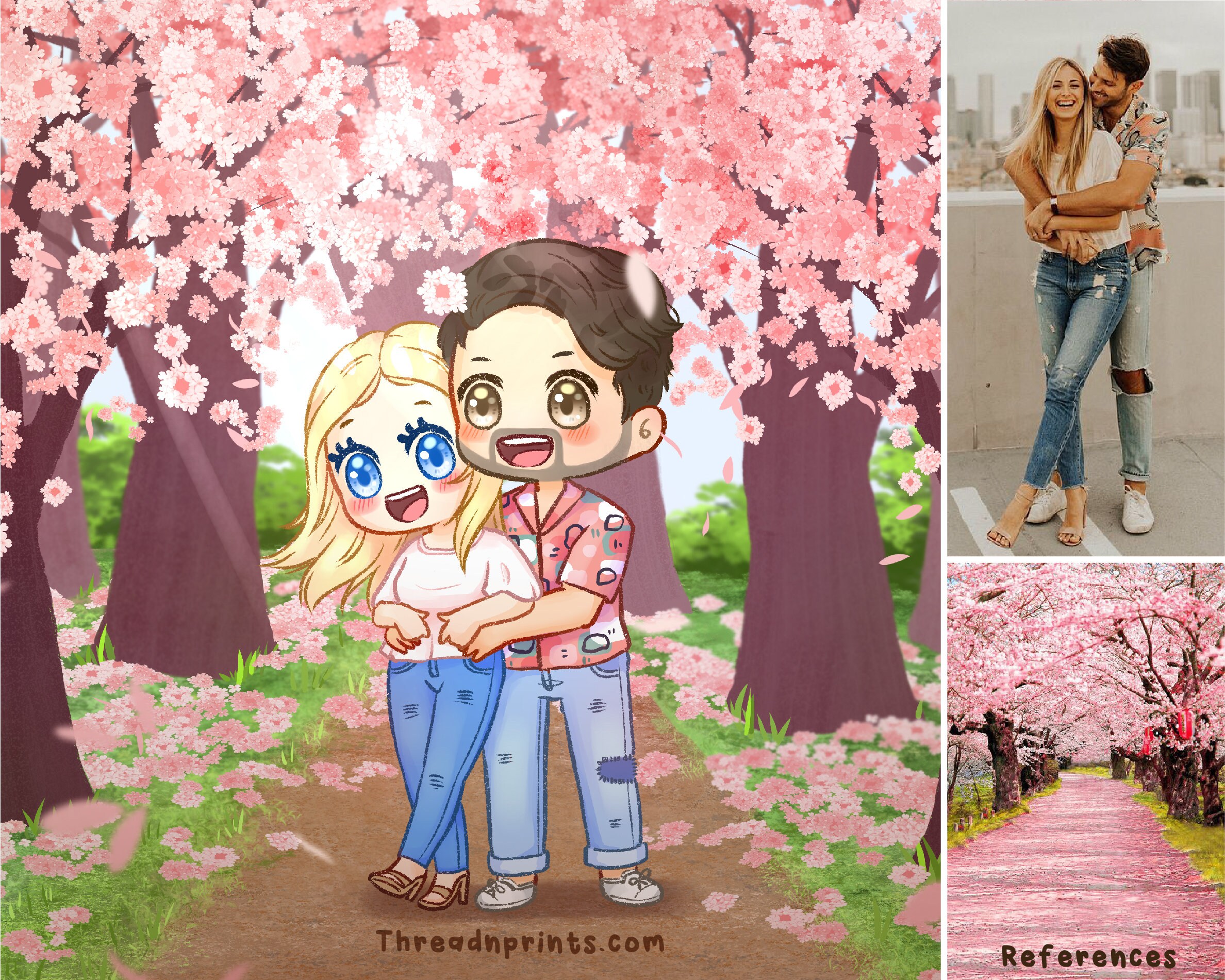 Anime Portrait Gift - Etsy