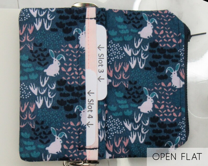 Personalized Wallet Card Holder for Ring Binder Notebook Small - Etsy