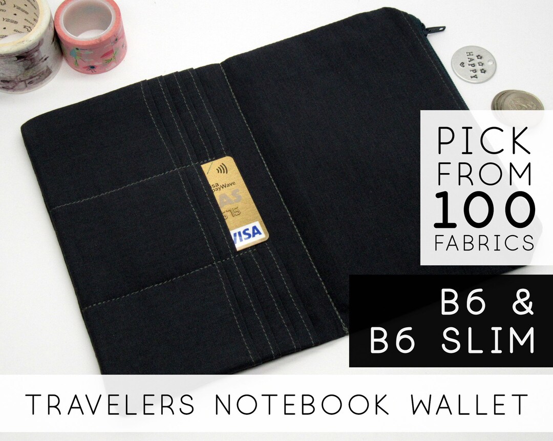 Cute Simple Wallet for Midori Md Notebook Cover, Planner Printables ...