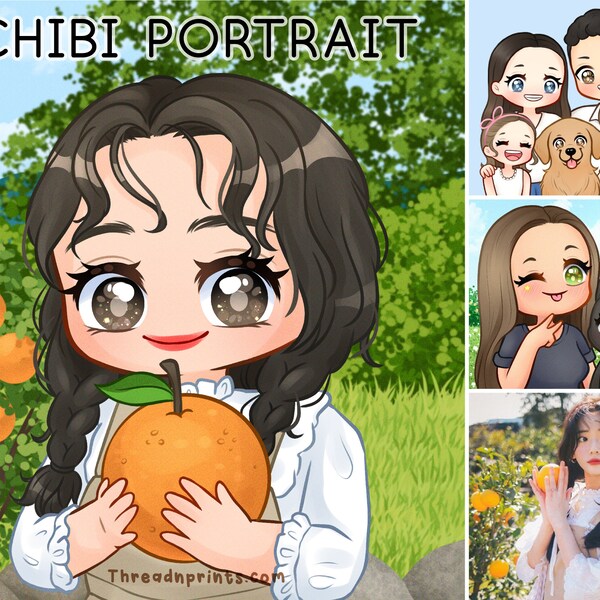 Custom Chibi Drawing - Etsy