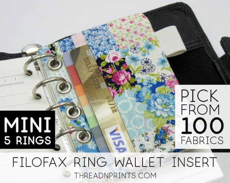 Credit Card Holder Envelope for Filofax Metropol Mini Organiser | Size ...